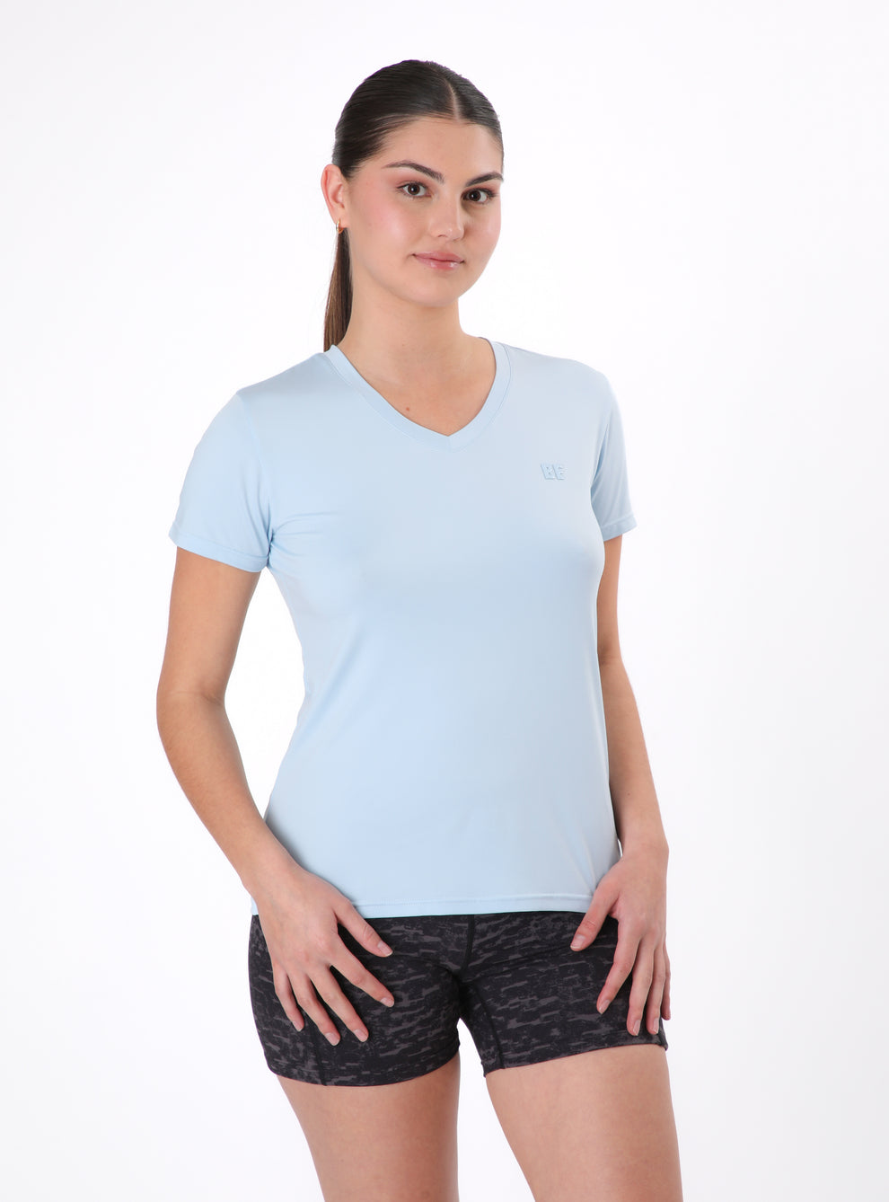 Polera Micaela color azul claro – BeActive