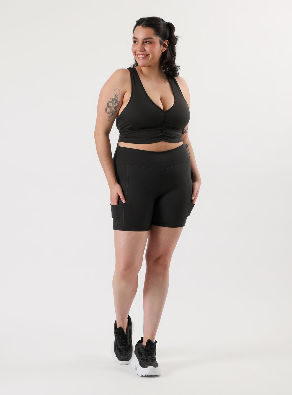 Calza biker negra Rego Biker Be Active – BeActive